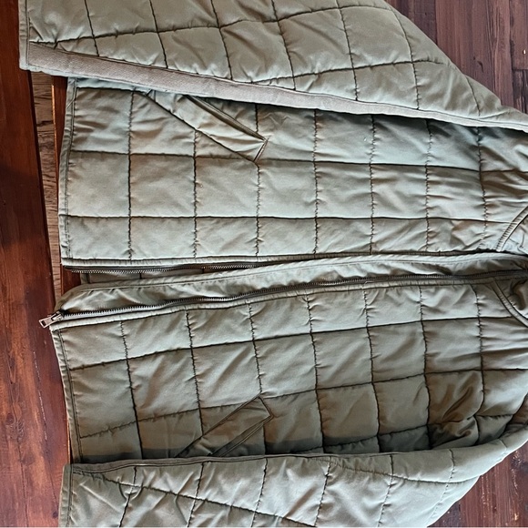 dip | Jackets & Coats | Dip Olive Green Quilted Jacket | Poshmark